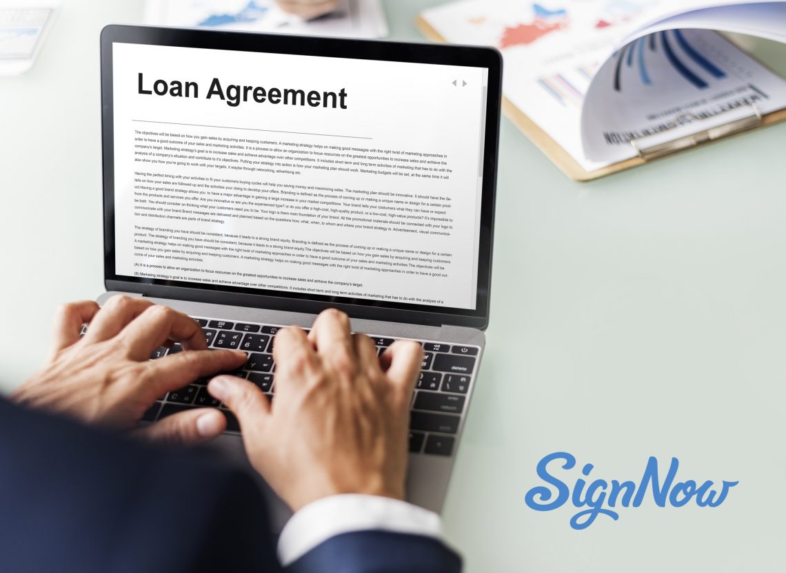 How to Create a Fillable Loan Agreement Template with SignNow - airSlate SignNow Blog ...