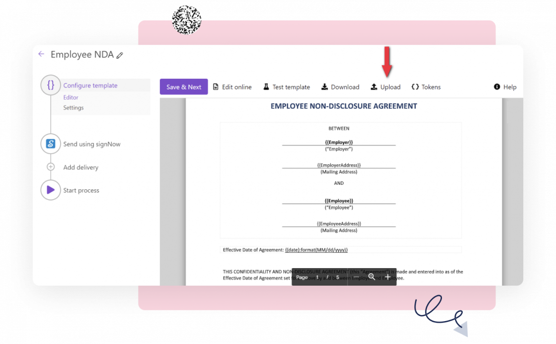 Automatically populate template-based documents and collect eSignatures ...