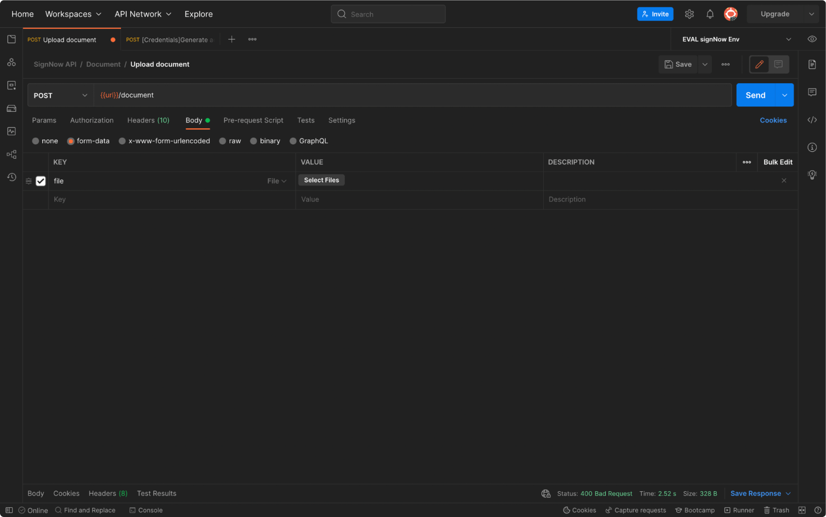 Document upload the signNow API - signNow Blog