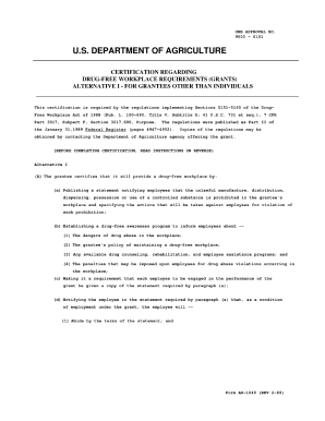 Form Ad 1049 1989 - Fill Out and Sign Printable PDF Template | SignNow