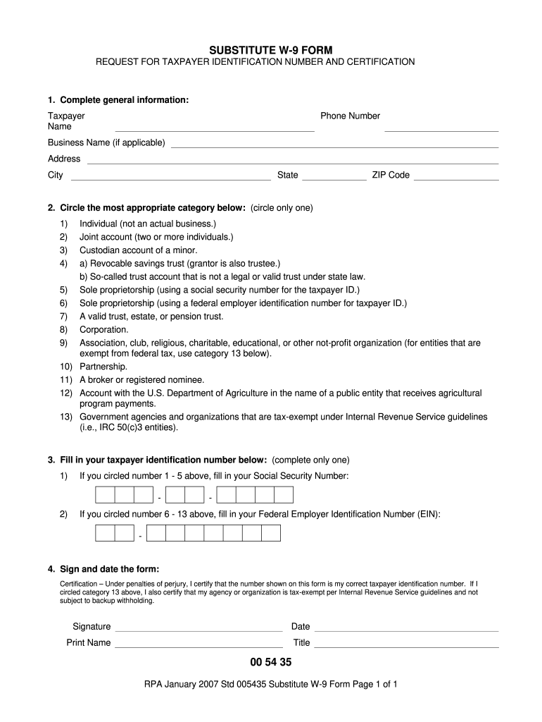 Substitute W 9 Pnc Bank 2007 2024 Form Fill Out And Sign Printable