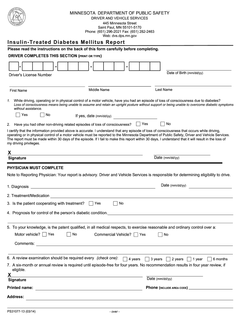 Dot Form Ps31077 11 Fill Out And Sign Printable PDF Template SignNow