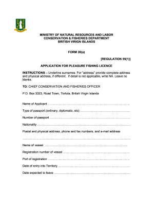 Online application for fishing license bvi - Fill Out and Sign ...