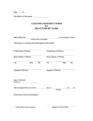 What Is A Notarial Acknowledgement In Nebraska Usa - Infoupdate.org