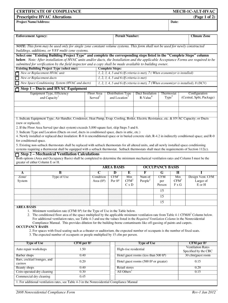 Cal Green Compliance Hvac 2012 2024 Form Fill Out And Sign Printable Cal Green Compliance Hvac 2012 2024 Form Fill Out And Sign Printable