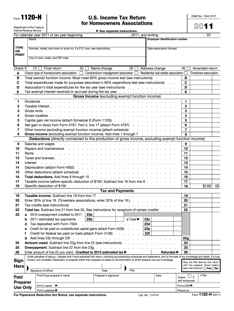 Form 1120 H Fill Out And Sign Printable PDF Template SignNow Form 1120 H Fill Out And Sign Printable PDF Template SignNow