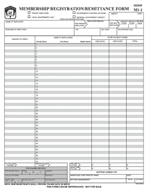 Pag Ibig Hdmf M1 2 Form - Fill Out and Sign Printable PDF Template ...