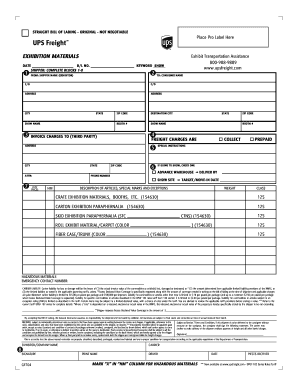 Ups Air Waybill Form