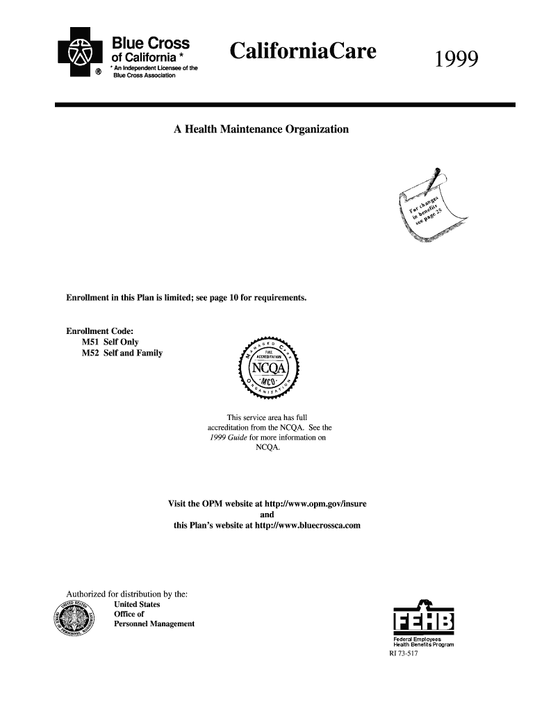 CaliforniaCare Office of Personnel Management Opm Form - Fill Out and ...