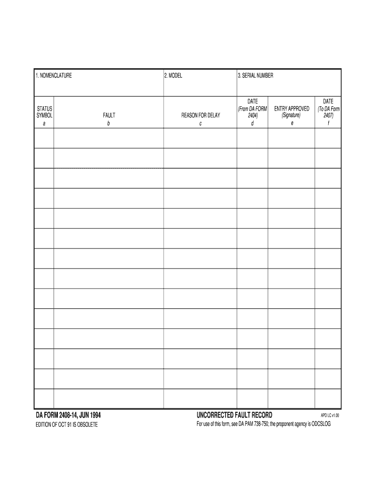 Da Form 2408 14 Complete With Ease AirSlate SignNow Da Form 2408 14 Complete With Ease AirSlate SignNow