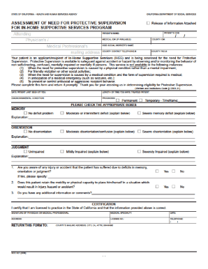 Ihss Protective Supervision Form - Fill Out and Sign Printable PDF ...