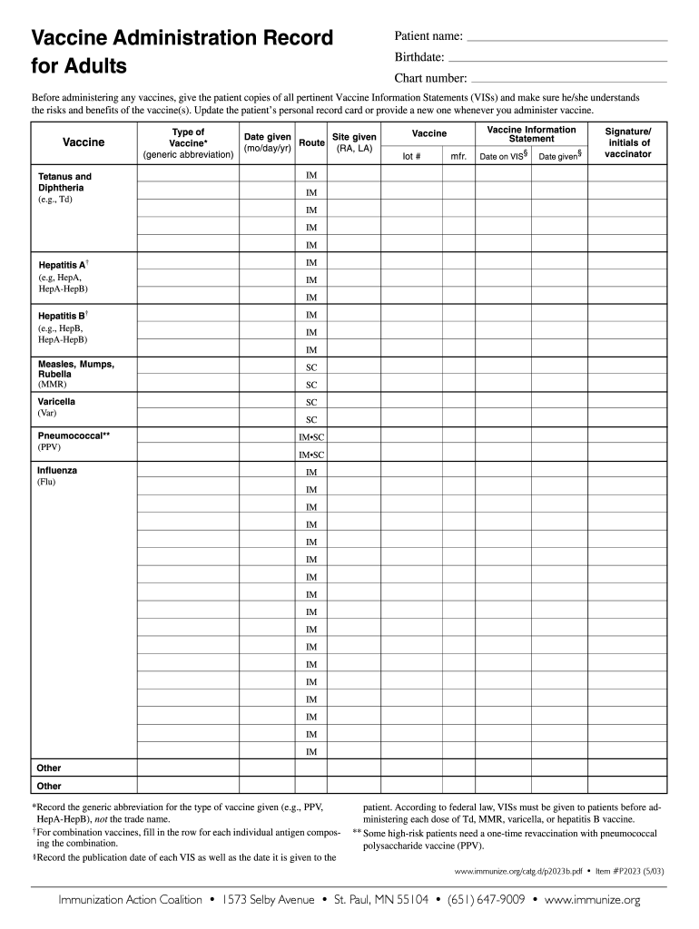 Vaccine Administration Record For Adults NYC Gov Clinton HEvalth Fill Vaccine Administration Record For Adults NYC Gov Clinton HEvalth Fill