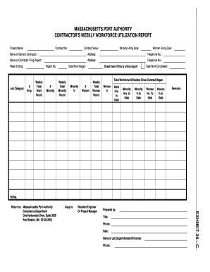 Weekly workforce utilization report - Fill Out and Sign Printable PDF ...