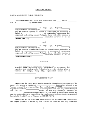 Meralco Application Form Fill Online, Printable, Fillable, Blank ...