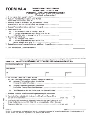 Va State Tax Withholding Form 2023 - Printable Forms Free Online