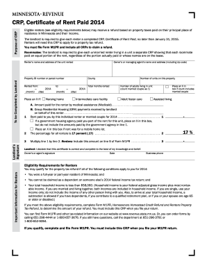 Minnesota Crp Form 2023 - Printable Forms Free Online
