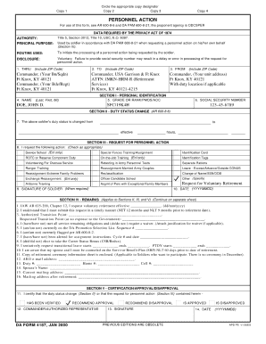 4187 army - Fill Out and Sign Printable PDF Template | SignNow