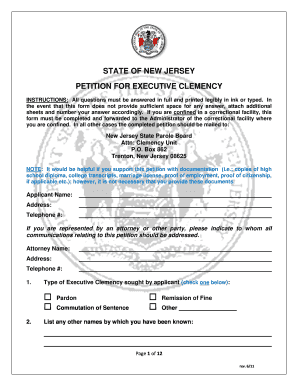 Petition Sample New Jersey Joint Petition For Bifurcated Divorce