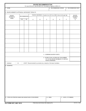 Da Form 2a Example