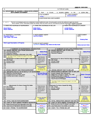 Form omb no 2502 0265 - Fill Out and Sign Printable PDF Template | SignNow
