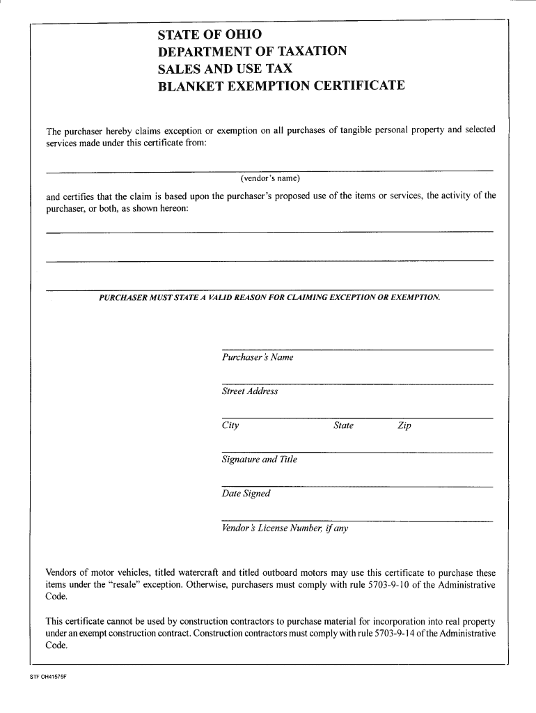 Ohio Tax Exempt Form Fast And Secure AirSlate SignNow