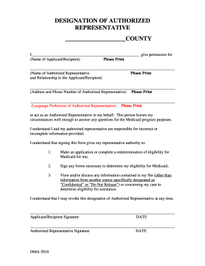 DMA-5018 - DHHS - NC Department of Health and Human Services form ...