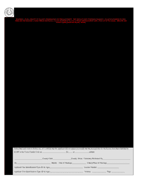 Printable Marriage License Tx