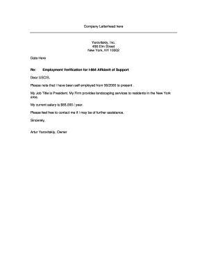 How To Write An Employment Verification Letter For An Independent ...