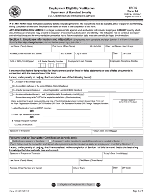 2023 I 9 Form Fillable - Printable Forms Free Online