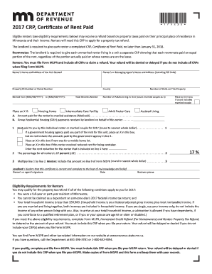 Crp Form 2023 - Printable Forms Free Online