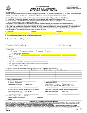 Ds 2019 Form Pdf Fill Out And Sign Printable Pdf