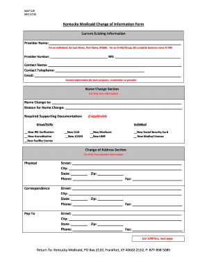 Ky medicaid change of address form - Fill Out and Sign Printable PDF ...