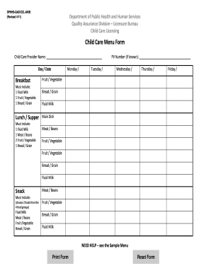 Fill in menu template - Fill Out and Sign Printable PDF Template | SignNow