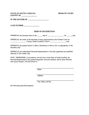 Printable deed of distribution - Fill Out and Sign Printable PDF ...