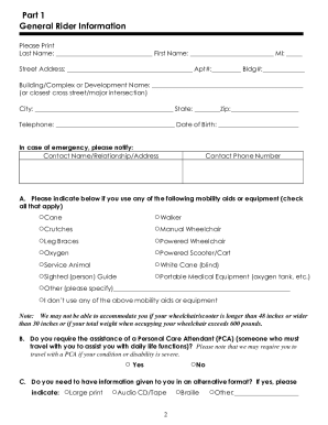 Palm tran connection application form - Fill Out and Sign Printable PDF ...