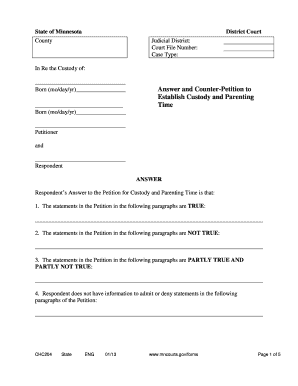 What is a counter petition third party custody in mo form - Fill Out ...