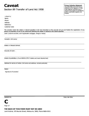 Ny caveat form - Fill Out and Sign Printable PDF Template | SignNow