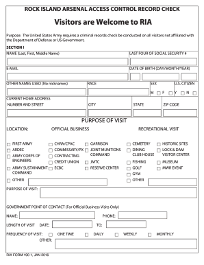 Rock island arsenal access form - Fill Out and Sign Printable PDF ...