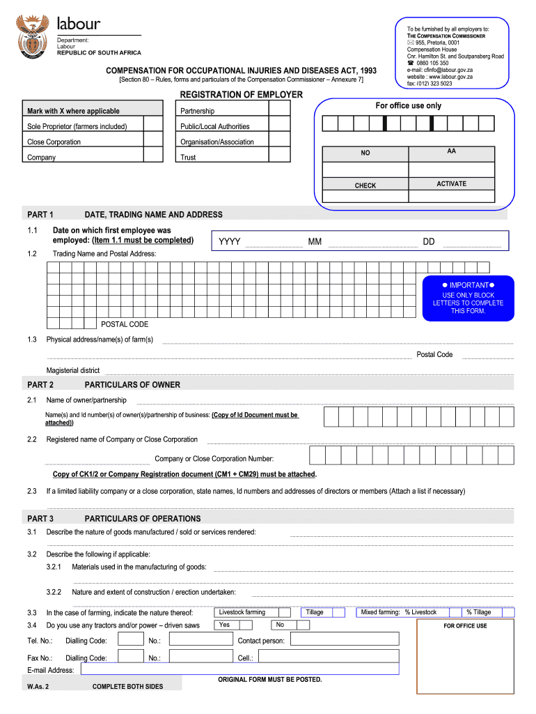 Compensation Fund Registration Form PDF Complete With Ease AirSlate