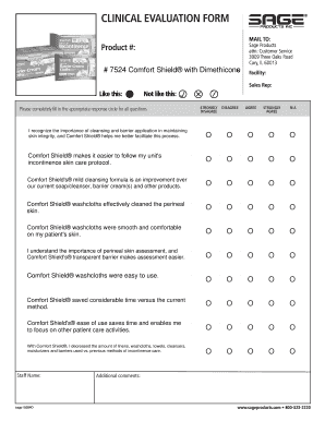 Clinical evaluation form - Fill Out and Sign Printable PDF Template ...