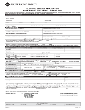 Electrical Service Form Peco Service And Meter Application PDF Form