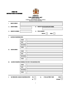 Companies office of jamaica form 19b - Fill Out and Sign Printable PDF ...