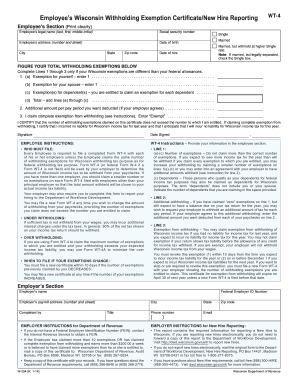 Wisconsin Withholding Form 2023 - Printable Forms Free Online
