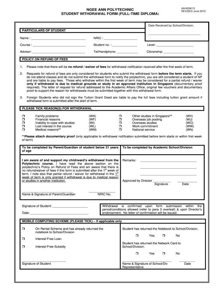 Np Drop Out 2010 2024 Form Fill Out And Sign Printable PDF Template