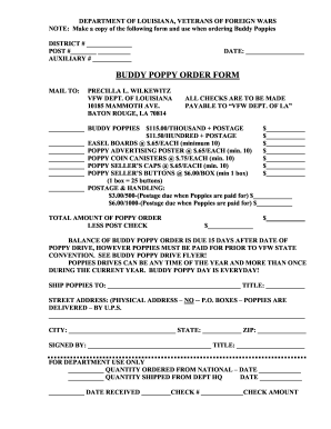 BUDDY_POPPY_ORDER_FORM.pdf 57.5 KB - vfwdeptla.org - Fill Out and Sign ...