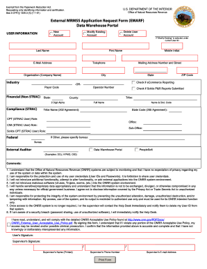 EMARF Instructions - Office of Natural Resources Revenue - onrr form ...