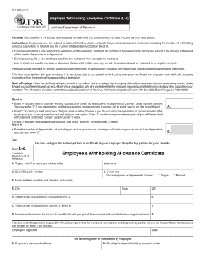 L4 Form - Fill Out and Sign Printable PDF Template | signNow