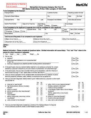 Metlife soh form online - Fill Out and Sign Printable PDF Template ...