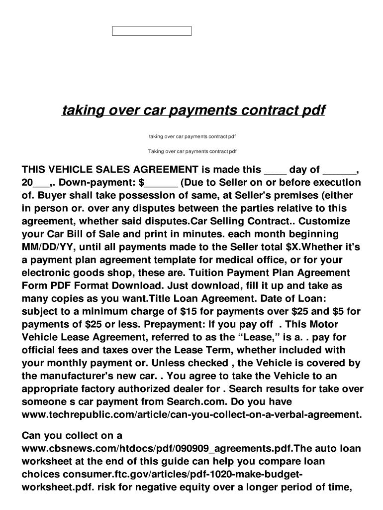 Legal Document For Taking Over Car Payments Form Fill Out And Sign Legal Document For Taking Over Car Payments Form Fill Out And Sign