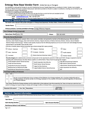 New Vendor Set Up Forms - Fill Out and Sign Printable PDF Template ...